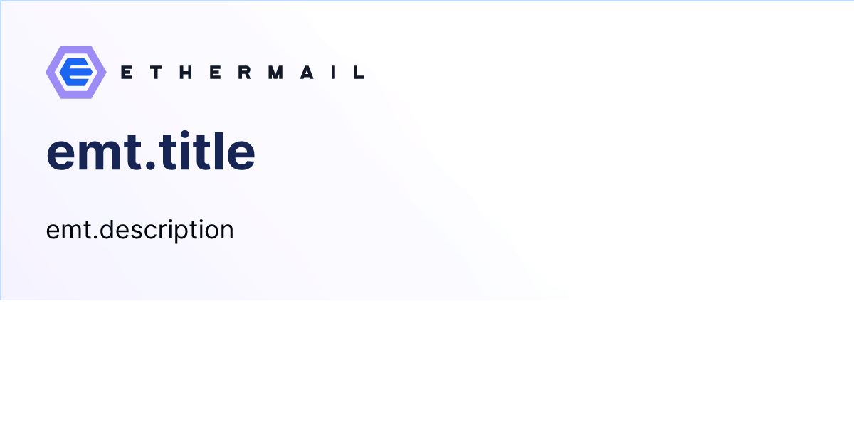 emt.title | EtherMail