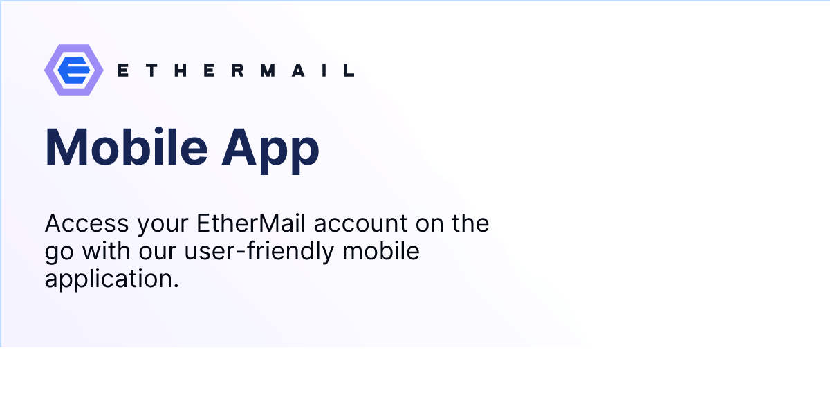 Mobile App | EtherMail